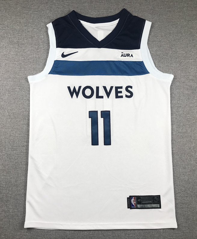 Timberwolves 11 White - jersey333888